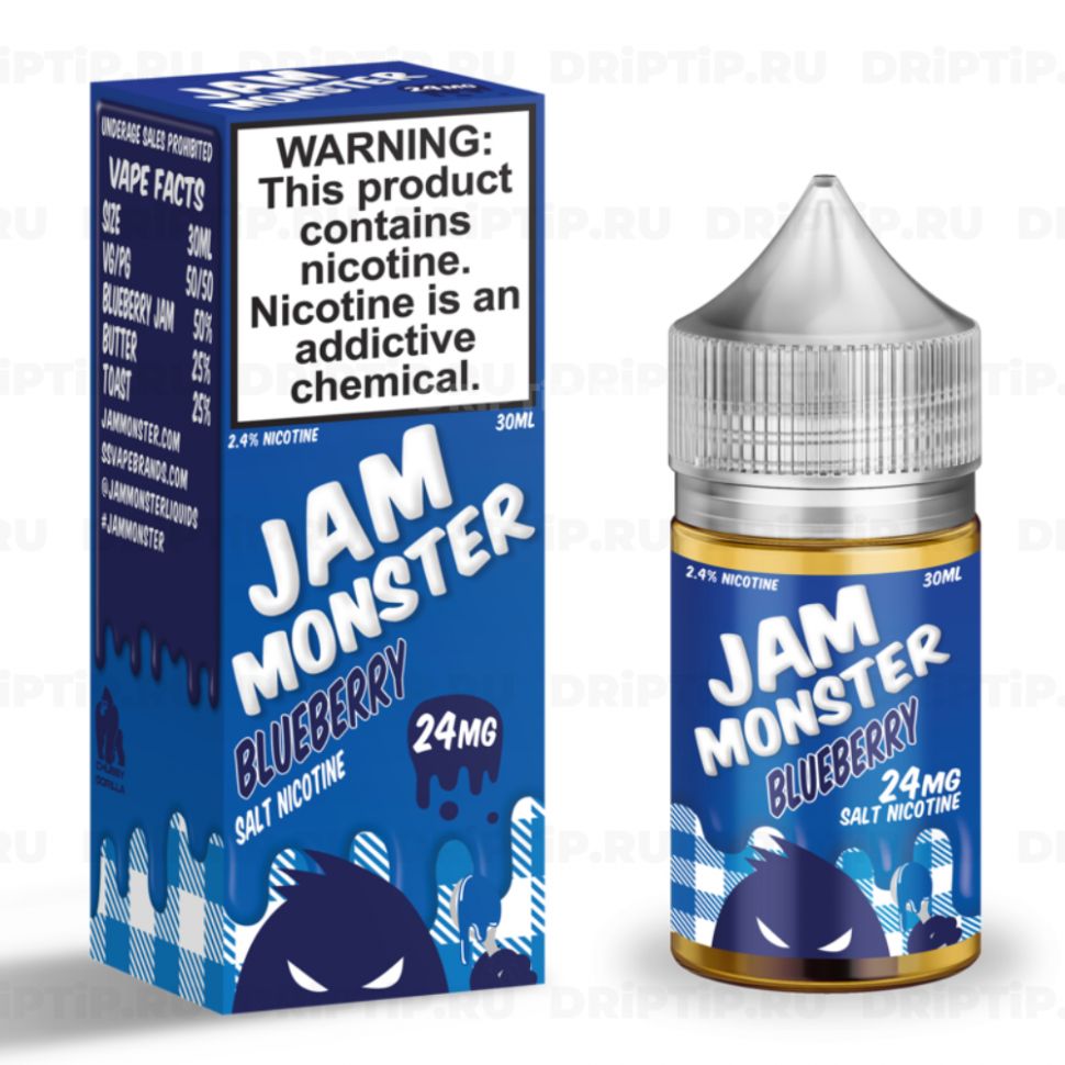 JAM MONSTER CLASSIC SALT 30ML 25-48MG - Vaper Store México